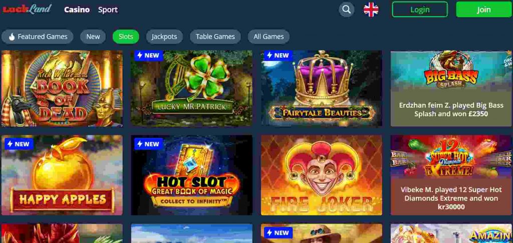 Luckland Casino Review 2026 | Bonuses & Features