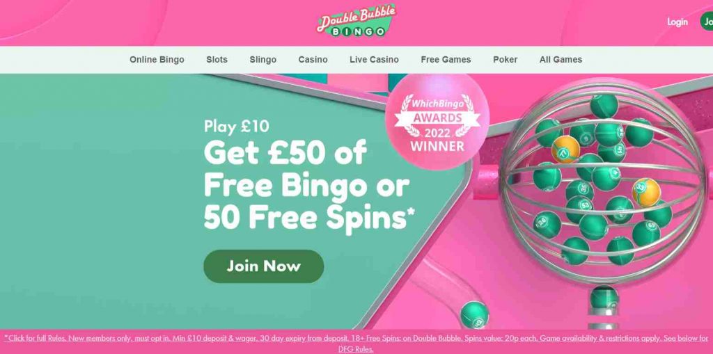 Double Bubble Bingo Review | Expert Ratings & Bonuses